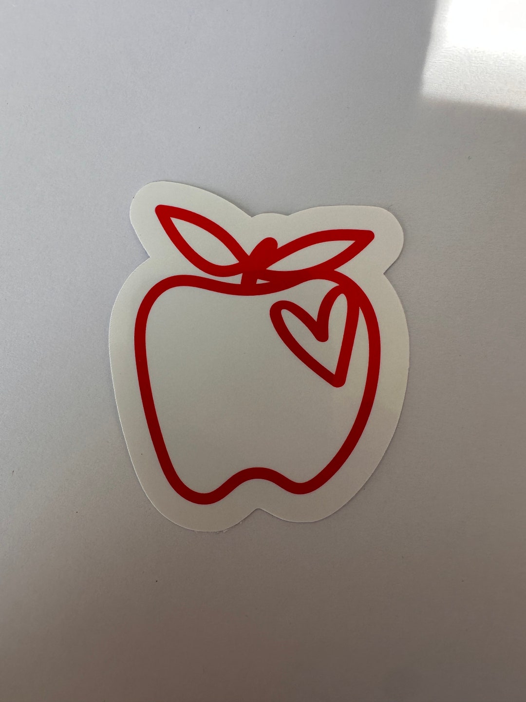 Apple Teacher Sticker, Funny Teacher Stickers, Teacher Sticker for ...