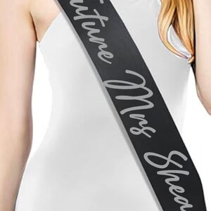 Future Mrs. Custom Last Name Sash, Custom Bachelorette Party Sashes ...