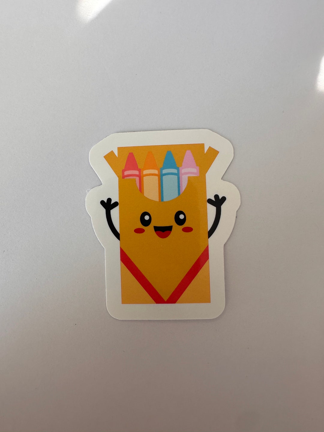 Cute Crayons Teacher Sticker, Funny Teacher Stickers, Teacher Sticker ...