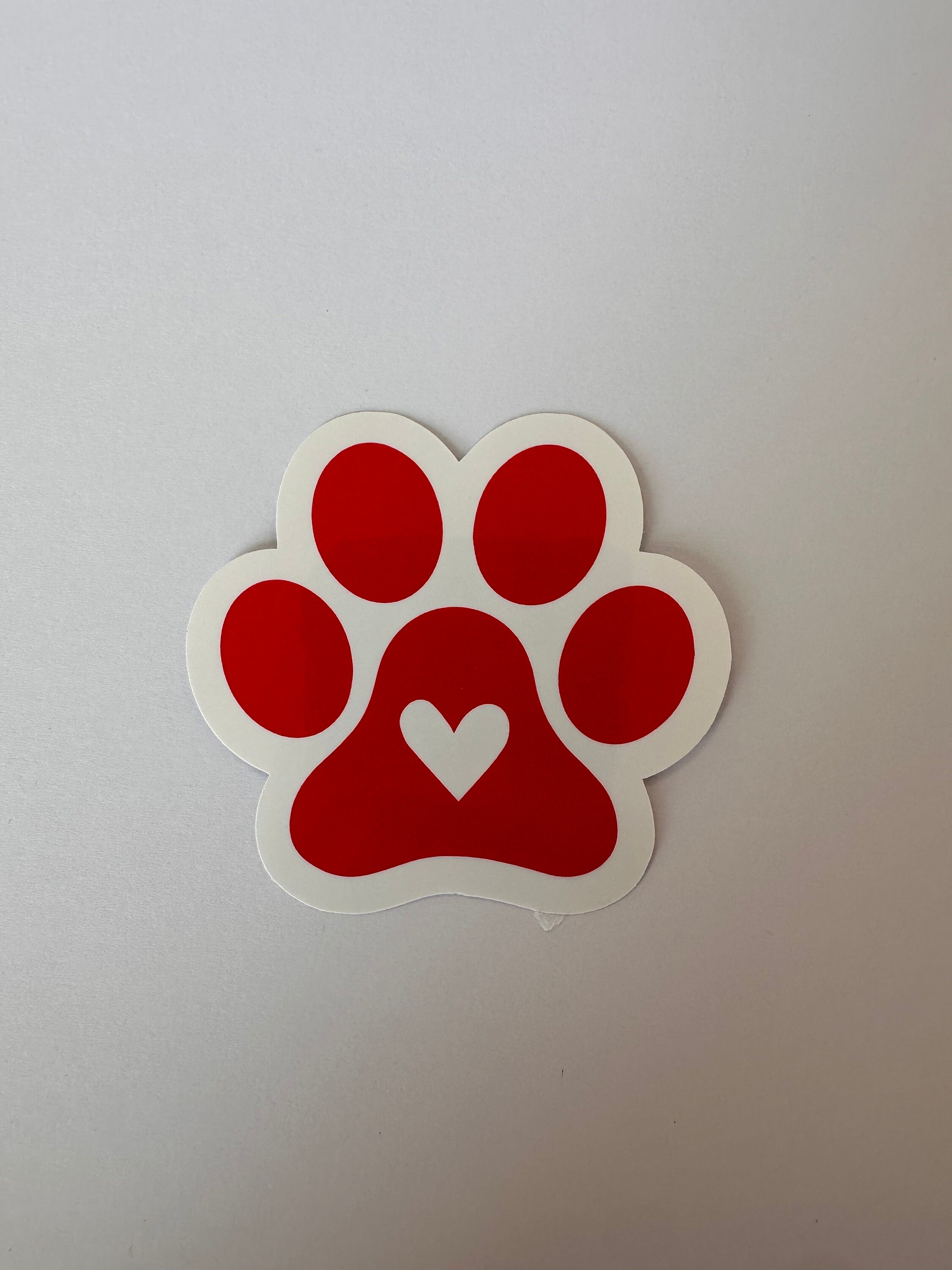 Custom Paw Print Sticker for Water Bottle and Laptops, Dog and Cat ...