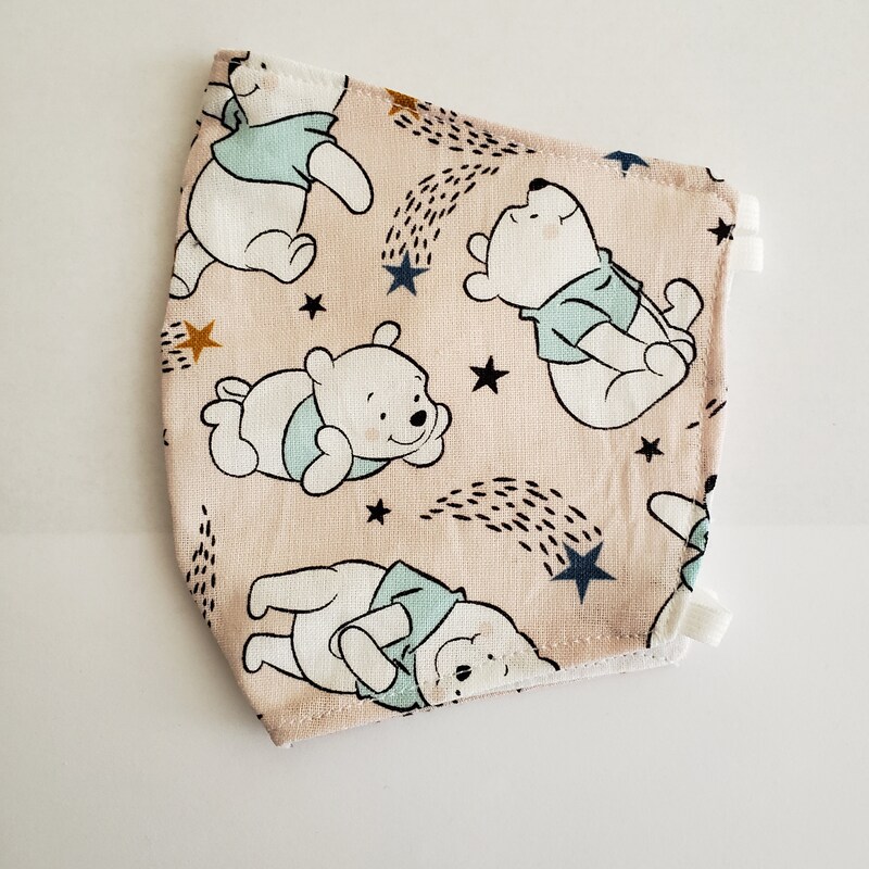 Winnie the Pooh Face Mask - Etsy