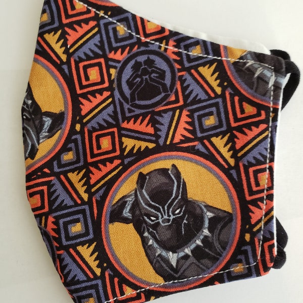 Black Panther Face Mask - Etsy