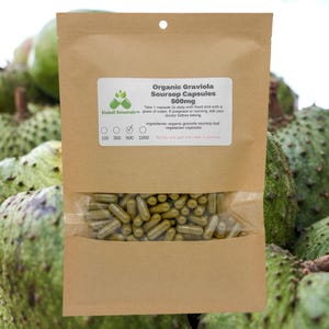 Organic Graviola Soursop Leaf (annona Muricata) 500mg or 650mg ...