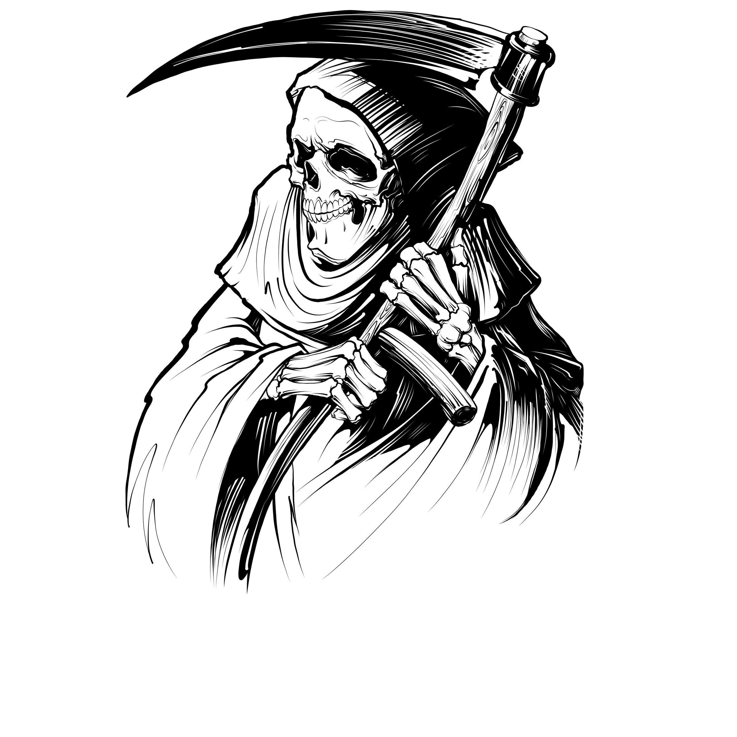 Reaper Sensemann Vector Design SVG, EPS, Ai, Jpg. - Etsy