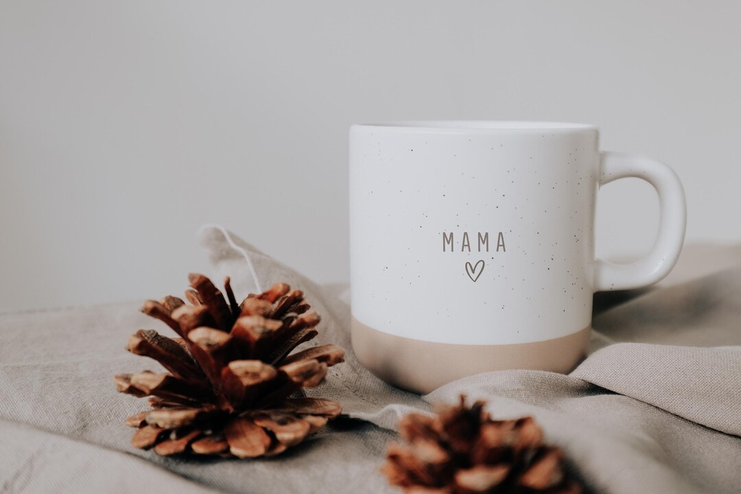 Personalized Ceramic Mug With Mama | Stoneware Mug With Your Own ...