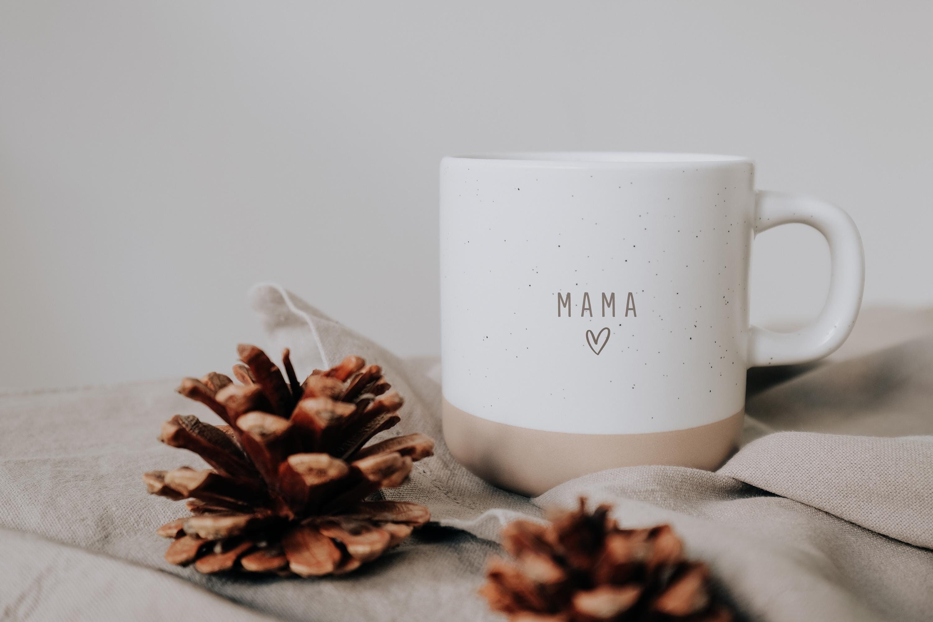 Mother's Day Gift for Mom - Personalized Ceramic Mug With Heart ...