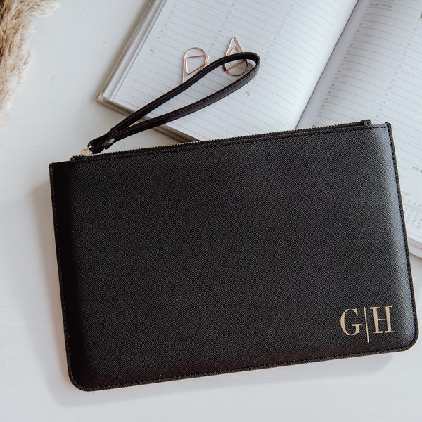 Monogram Clutch - Etsy