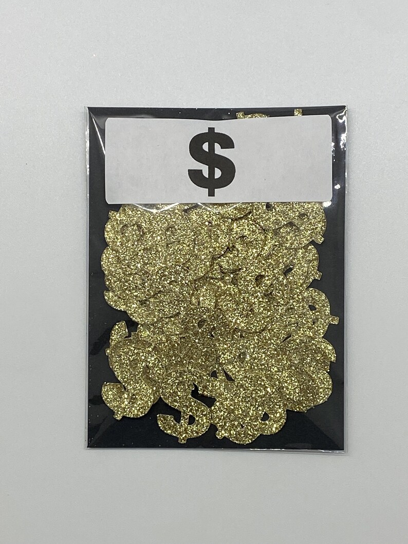 Dollar Sign Confetti - Dollar Sign Table Scatter - Money Confetti ...