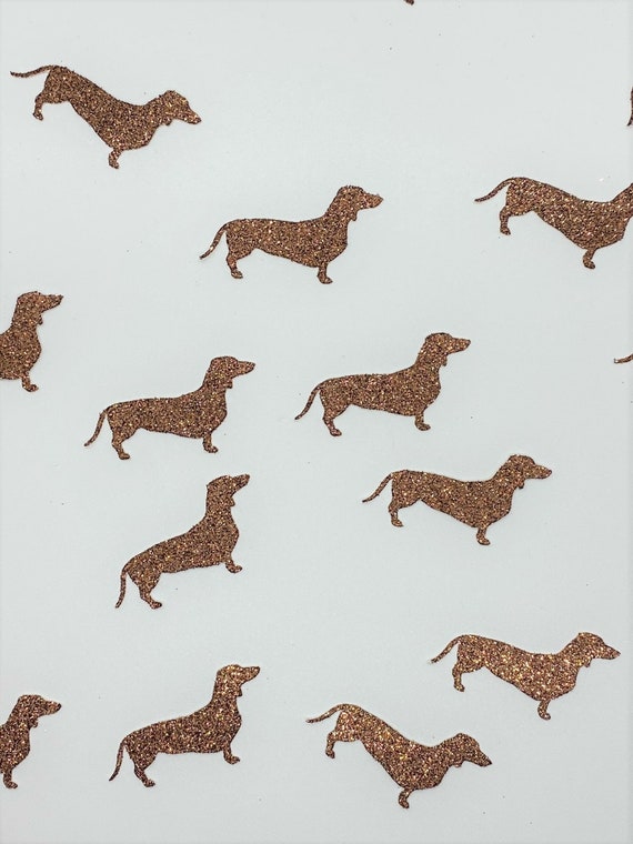 Dachsund Wiener Dog Confetti Table Scatter | Etsy