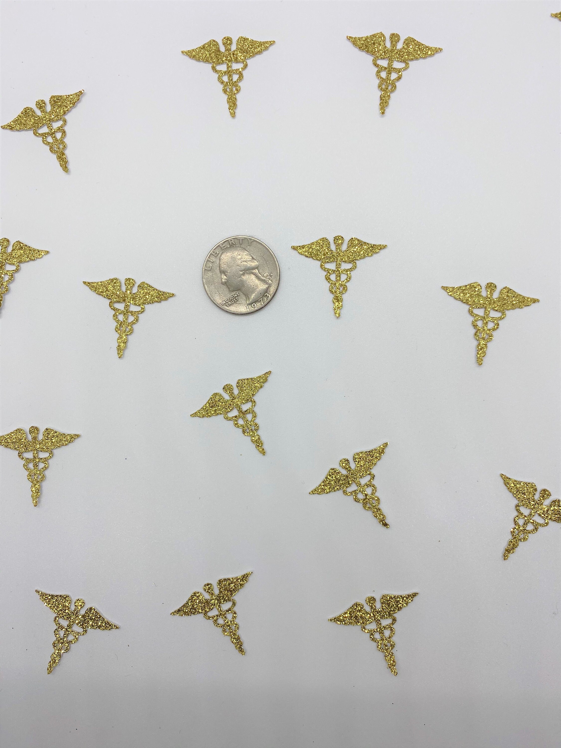 Caduceus Confetti Caduceus Table Scatter Hippocratic Oath | Etsy