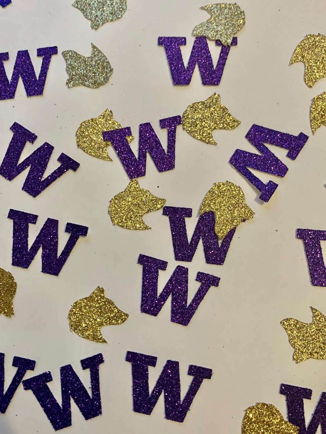 University of Washington Confetti - UW Table Scatter - U Dub - Etsy