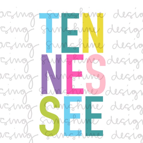 Tennessee SVG TN SVG Tennessee Eps Tennessee Dxf | Etsy