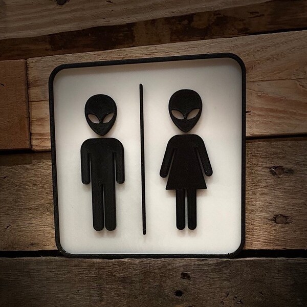 Gender Bathroom Sign - Etsy