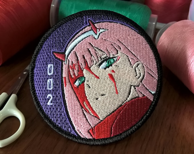 Anime Character Embroidered Patch - Etsy