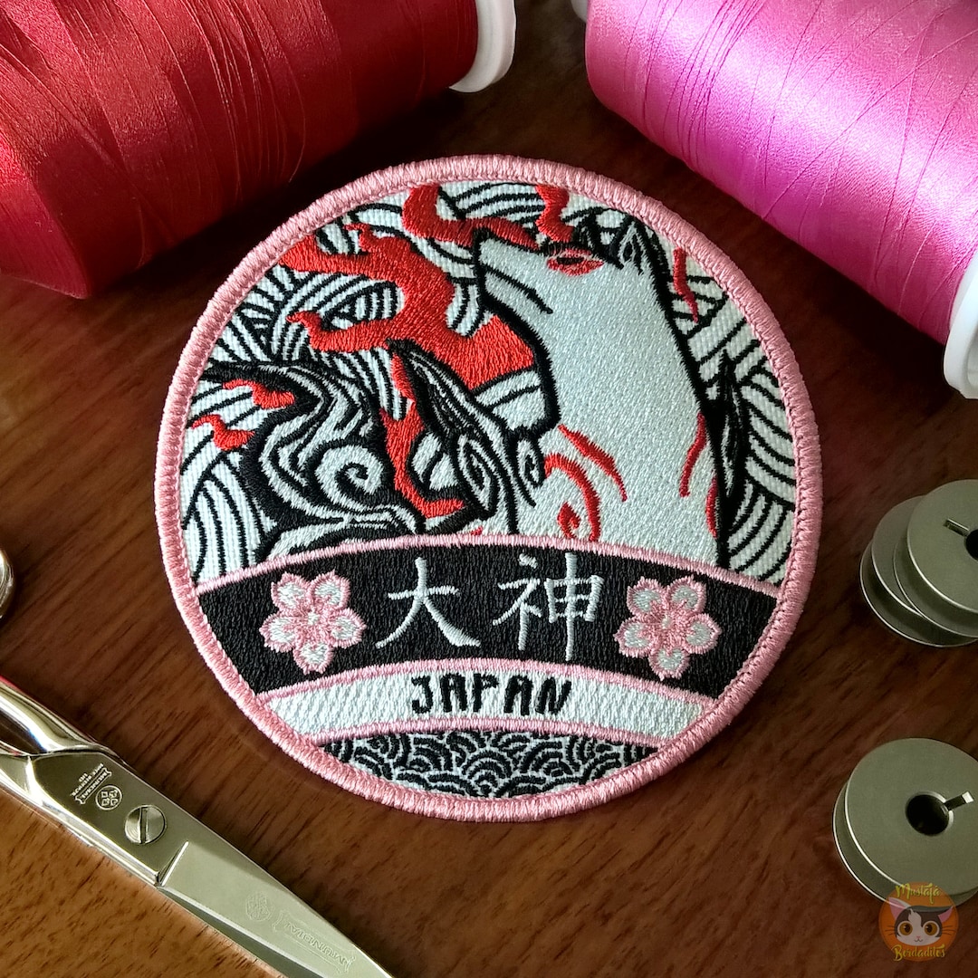 Okami - Embroidered Patch - Videogame Character - Etsy