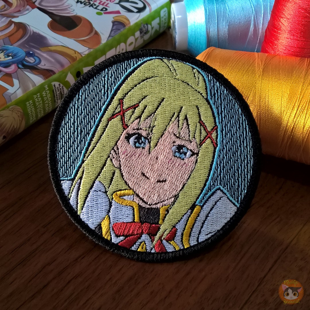 Anime Character - Embroidered Patch - Waifu Girl - Premium Embroidery ...