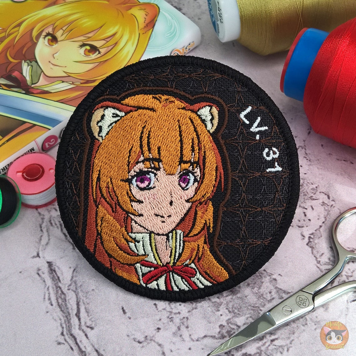 Anime Character Embroidered Patch | Etsy