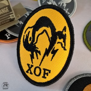 Metal Gear - Embroidered Patch - FOX - XOF - Videogame Emblem - Iron On ...