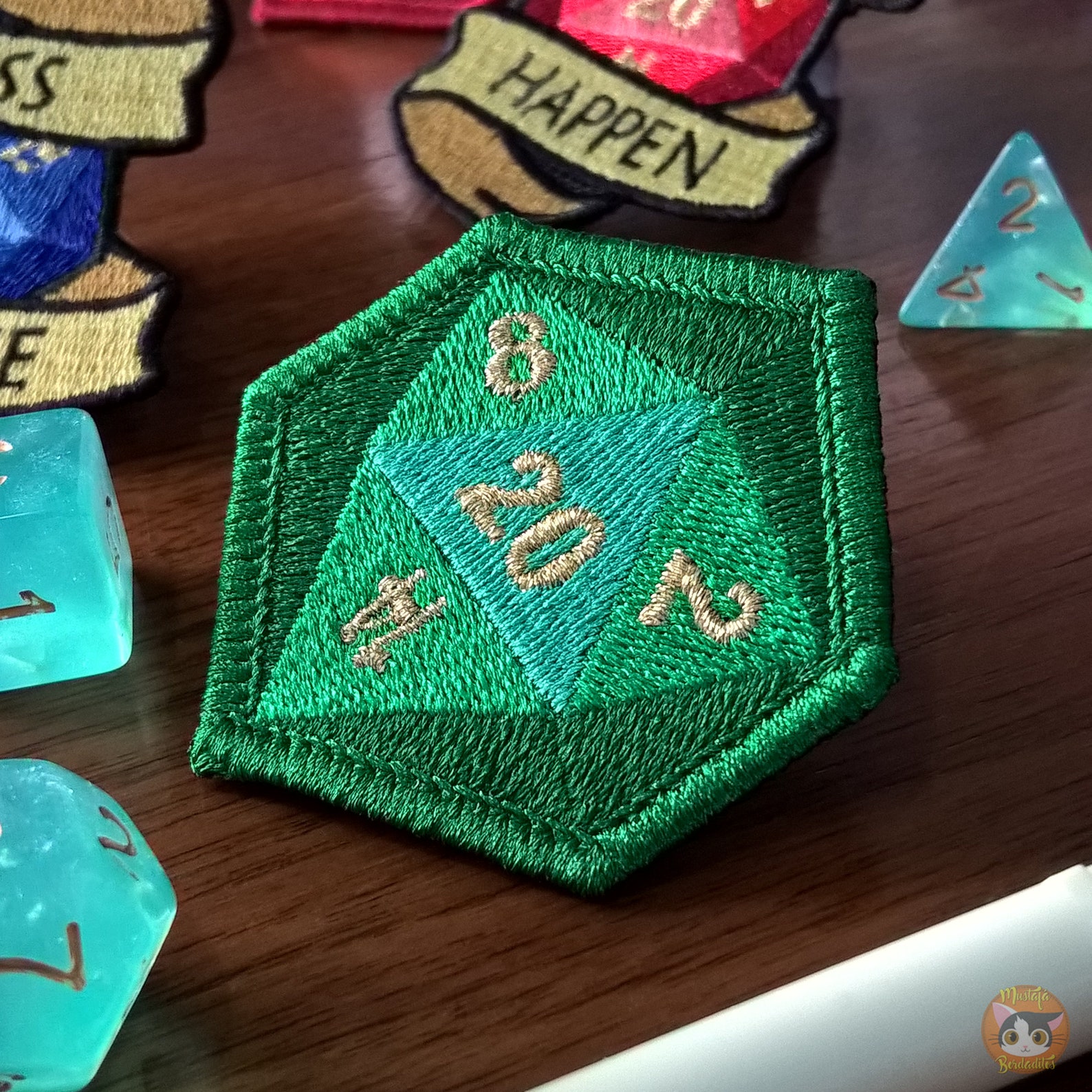 DND Embroidered Patch Role RPG Dice Limited Edition - Etsy