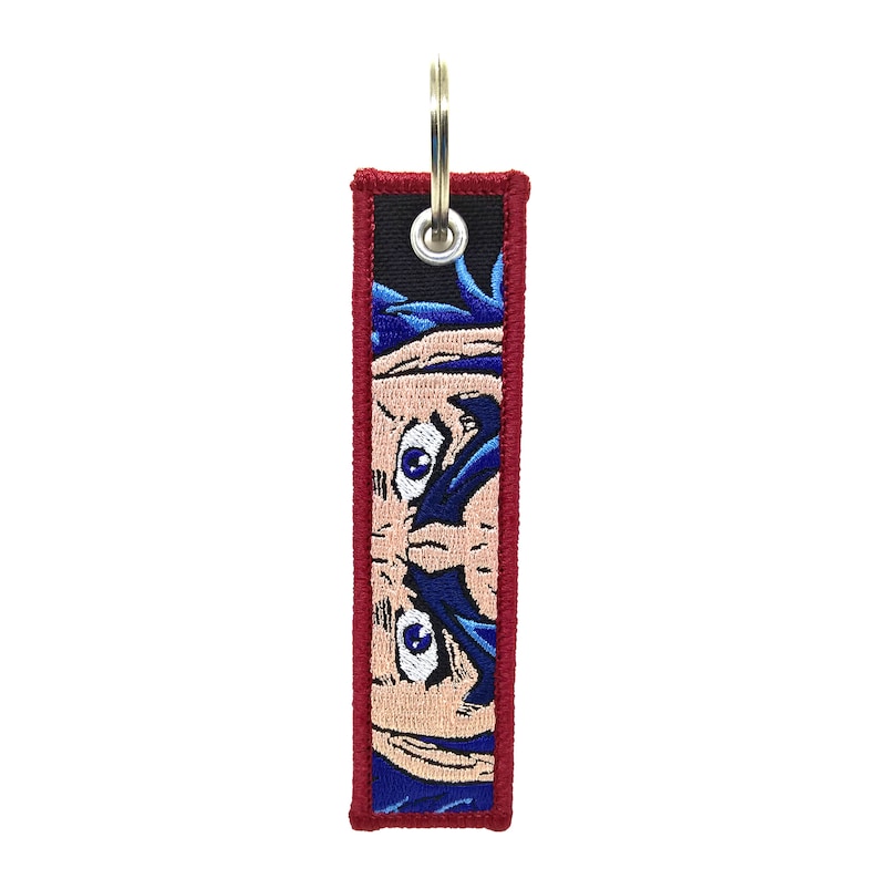 Key Tag - Embroidered on Both Sides - Anime Character - Jet Tag - Etsy