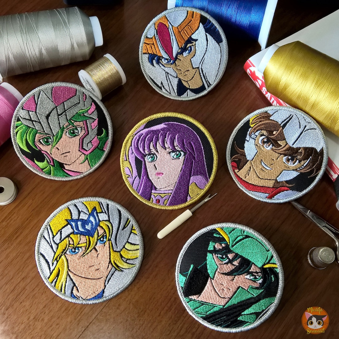 Anime Character - Embroidered Patch - Limited Edition - Iron On/hook ...