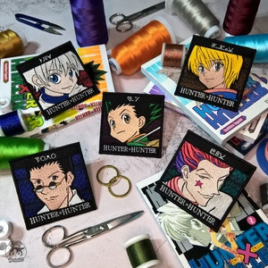 Anime Characters - Embroidered Patch - Premium Embroidery - Etsy