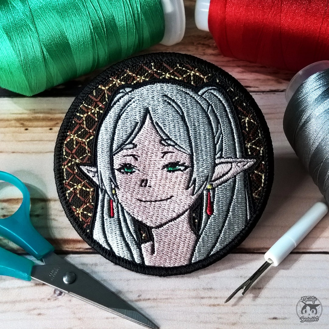 Anime Character - Embroidered Patch - Waifu Girl - Premium Embroidery ...