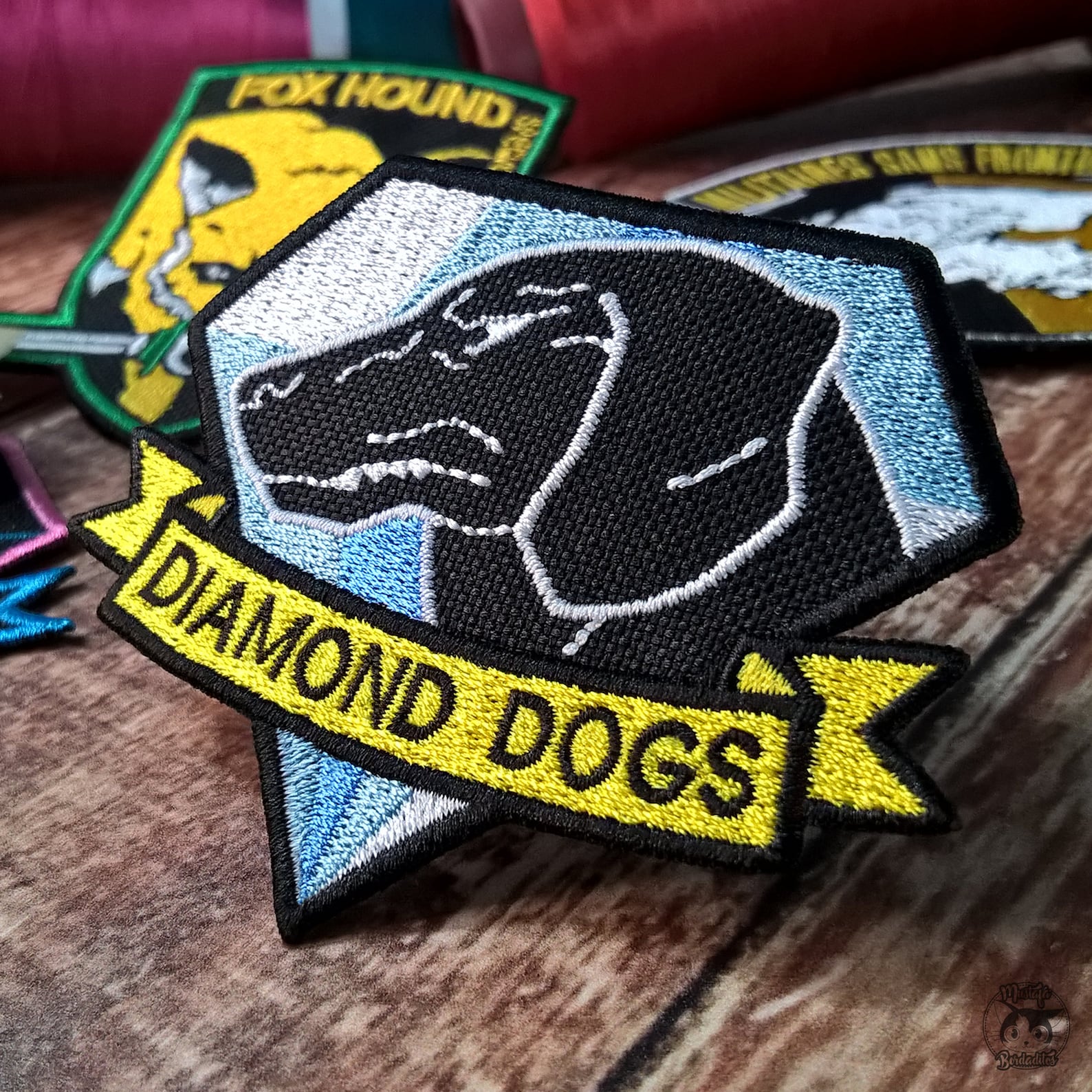 Metal Gear - Embroidered Patch - FOX Hound - DIAMOND Dogs - MSF - Outer ...