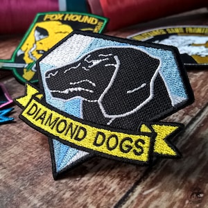 Metal Gear - Embroidered Patch - FOX Hound - DIAMOND Dogs - MSF - Outer ...