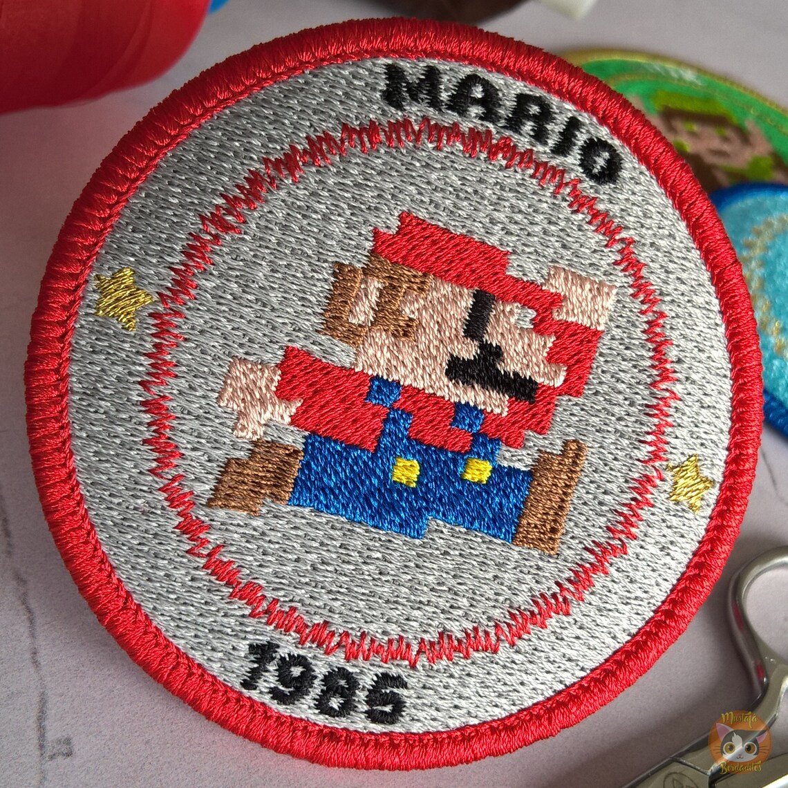 Mario Videogame Character Embroidered Patch Iron On/hook - Etsy