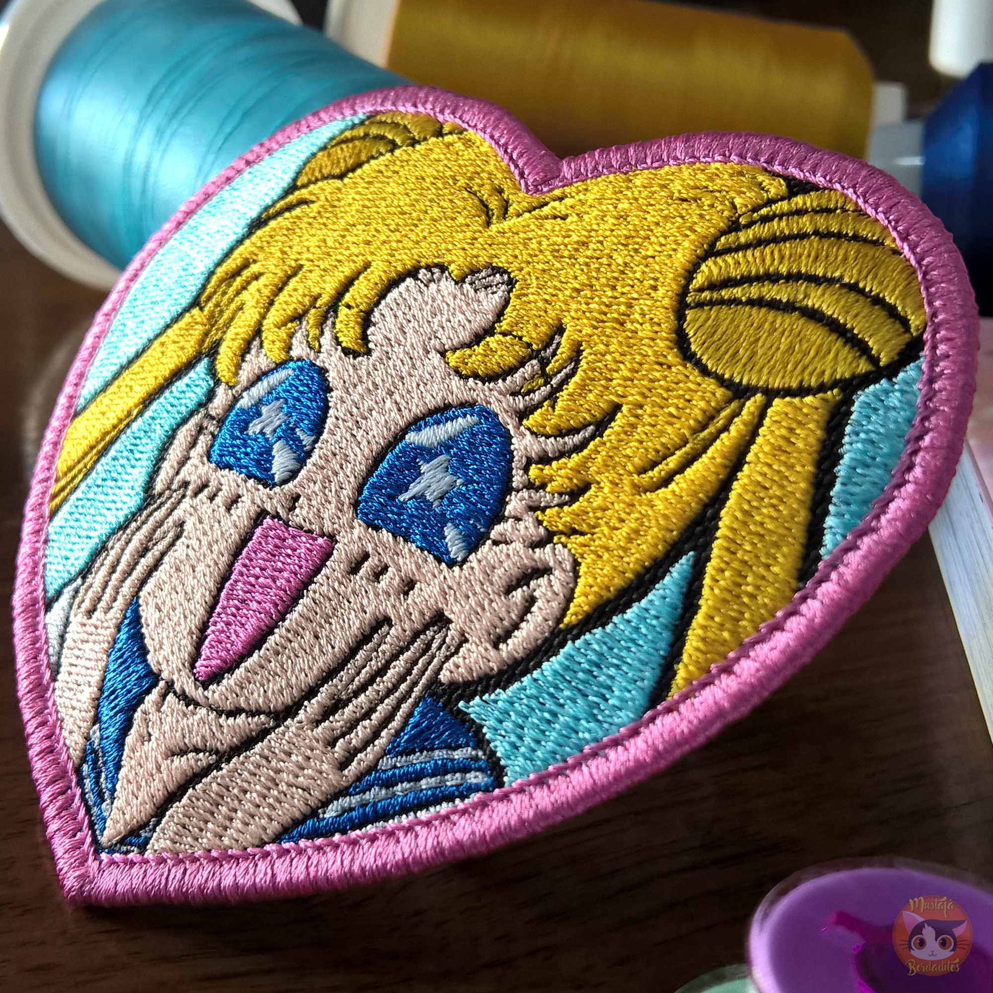 Anime Character Embroidered Patch - Etsy