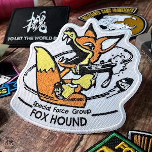 Metal Gear - Embroidered Patch - FOX Hound - DIAMOND Dogs - MSF - Outer ...