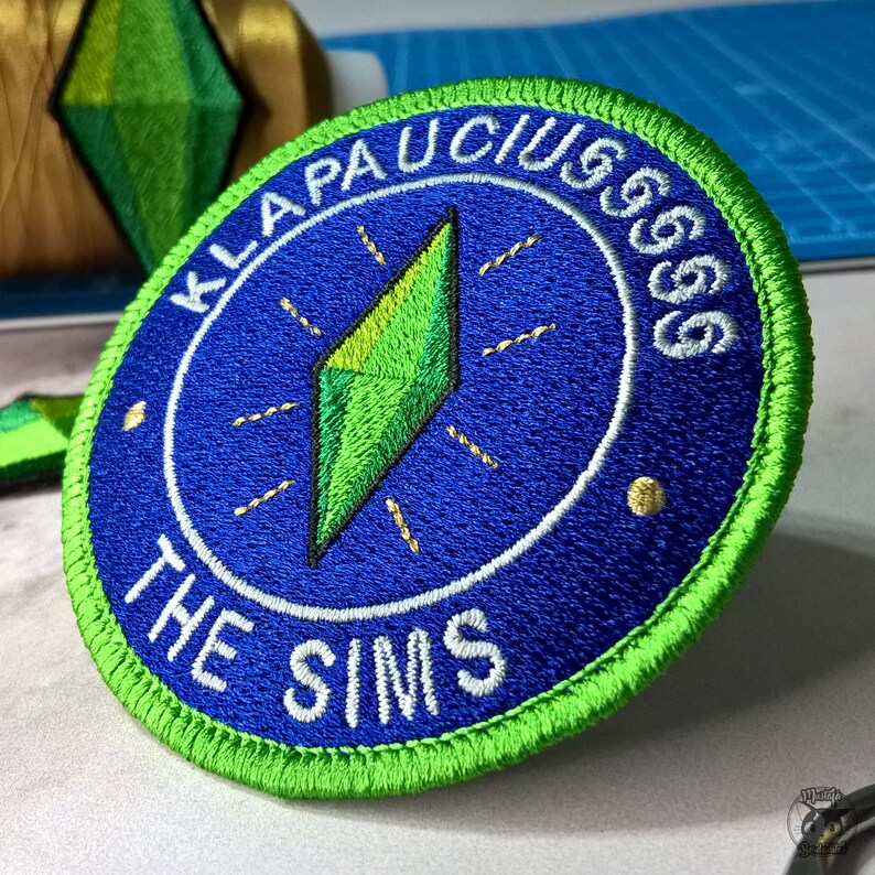 Inspired by the Sims Videogame Emblem Embroidered Patch - Etsy