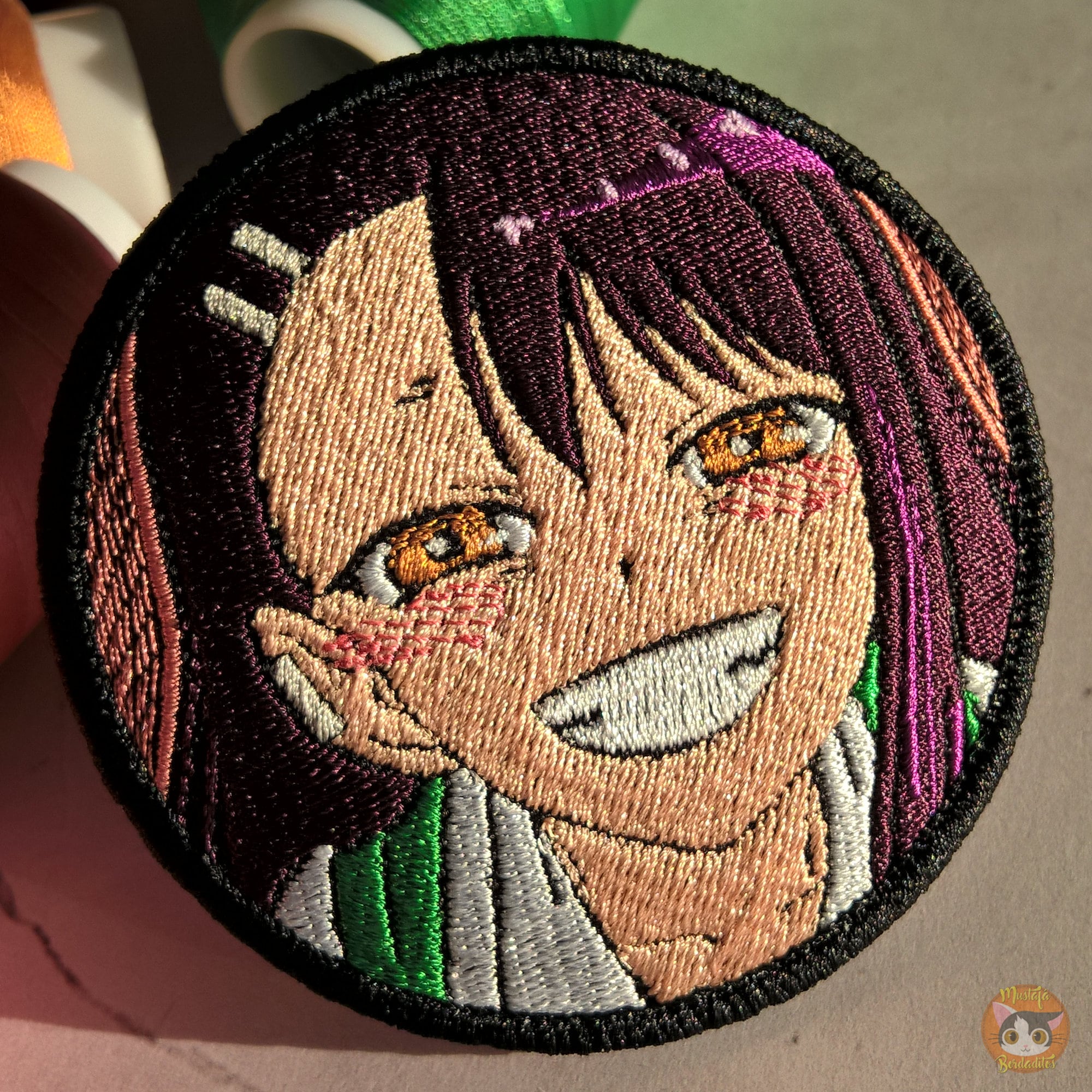 Anime Character Embroidered Patch - Etsy