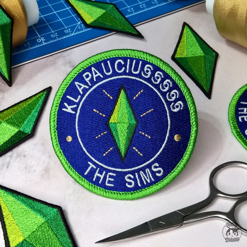 Inspired by the Sims Videogame Emblem Embroidered Patch - Etsy