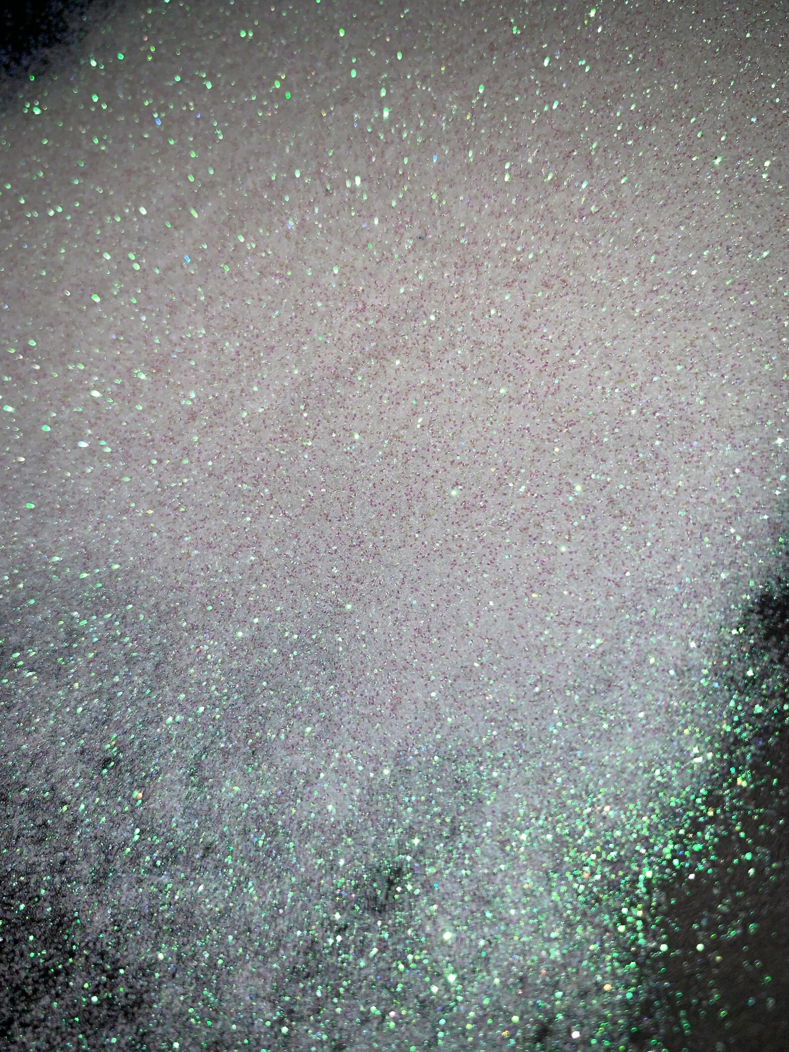 Snow White Glitter Iridescent Glittercolor Shift | Etsy