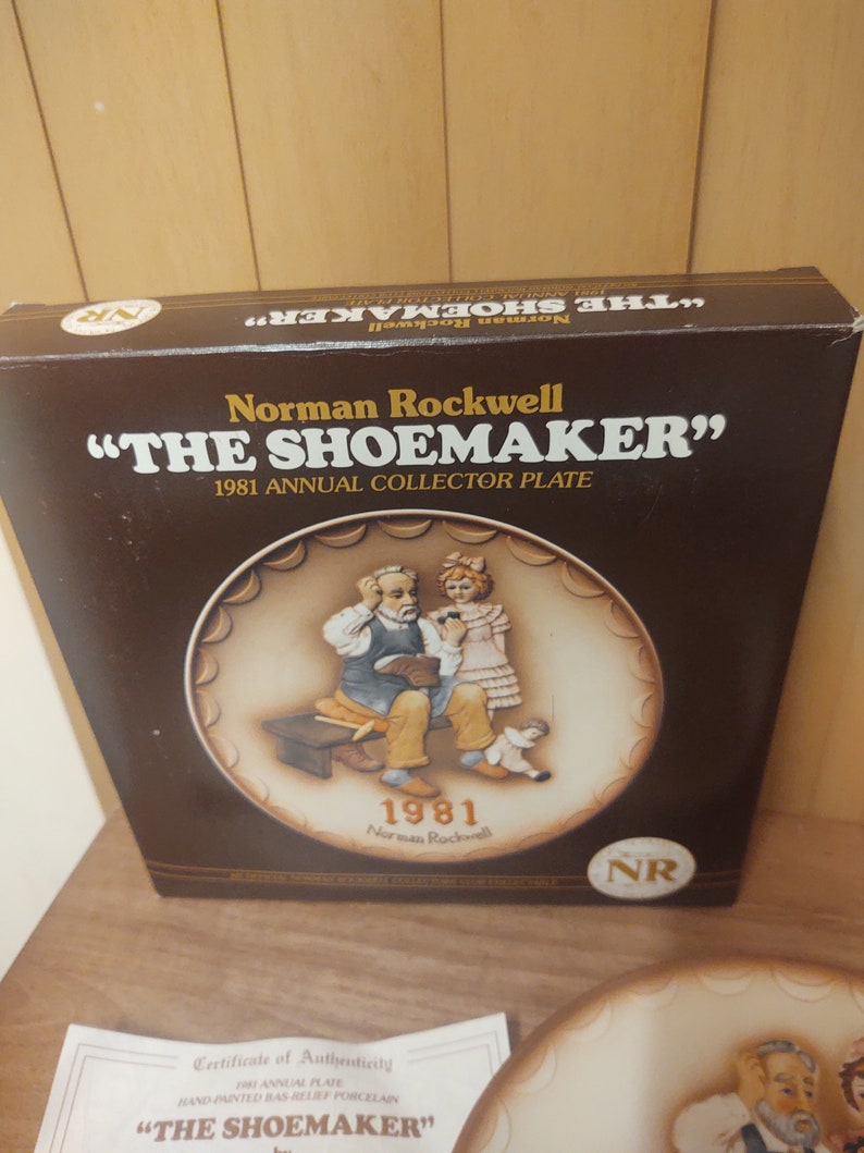 Norman Rockwell the Shoemaker 1981 Annual | Etsy