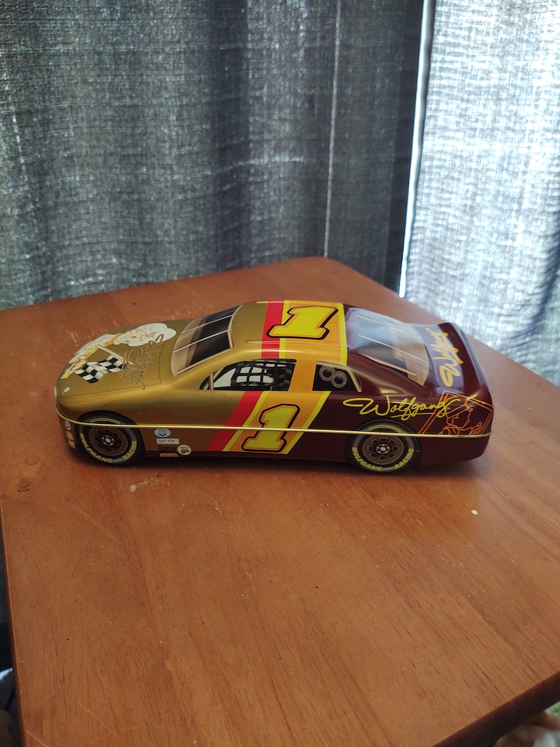 Wolfgang Candy Company - Wolfgang Race Car #1 - Tin With Wolfgang Gummy ...