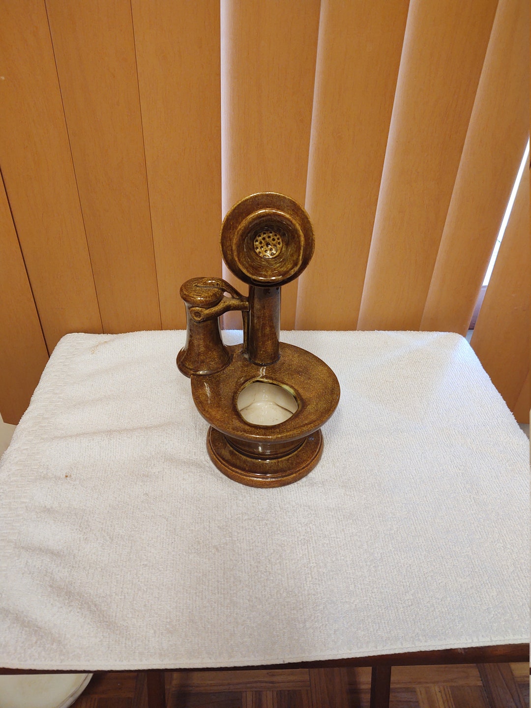 Ceramic Antique Telephone Planter or Decoration - Etsy