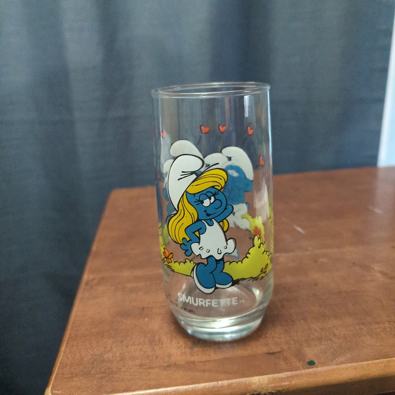 Smurf Drinking Glass - Etsy