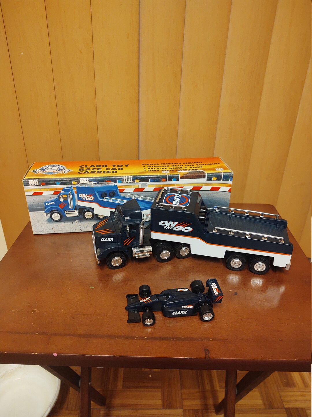 Clark Toy Race Car Carrier With Indie Style Race Car Limited - Etsy