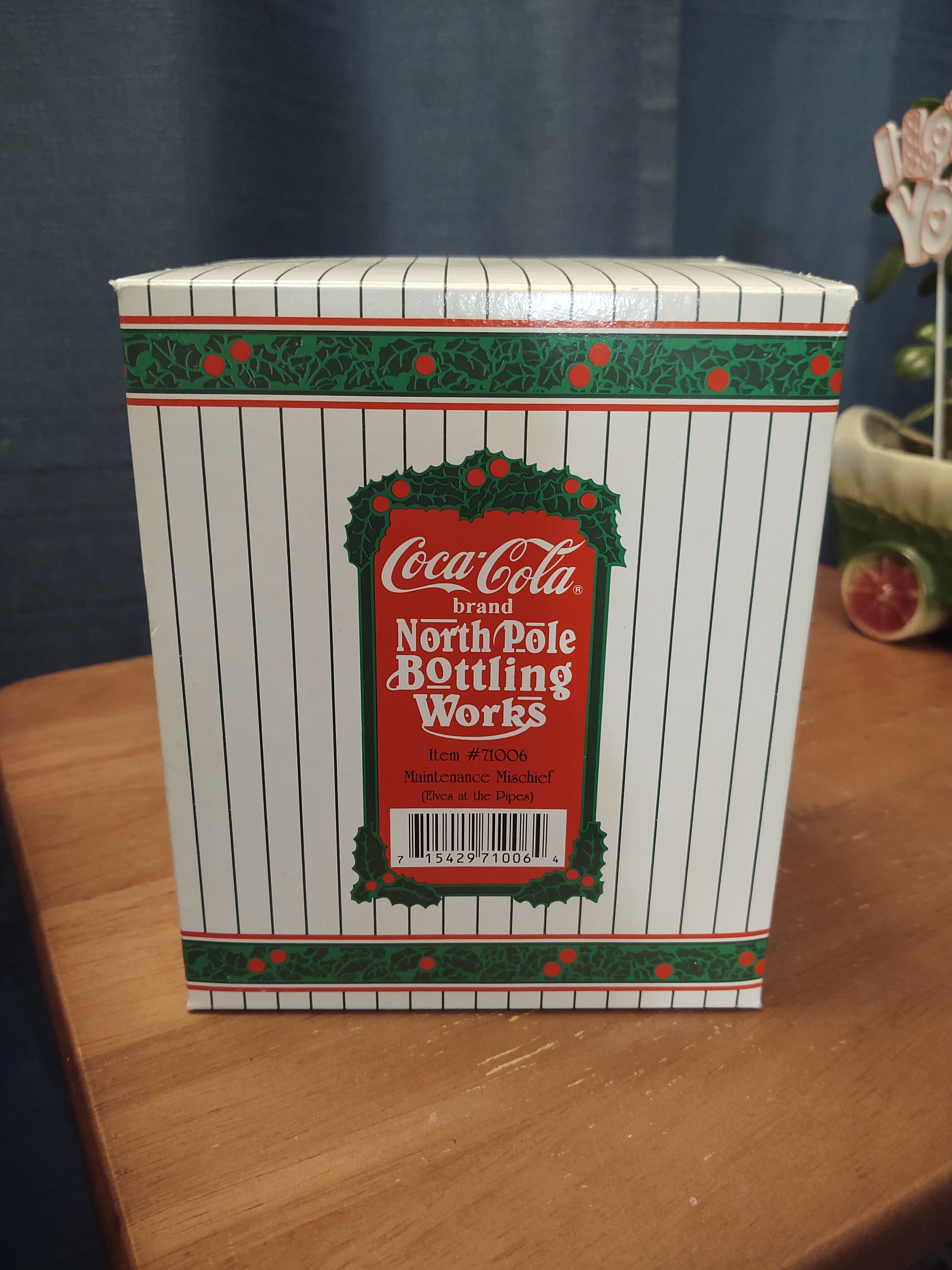 1995 Vintage Coca-cola North Pole Bottling Works "maintenance Mischief ...