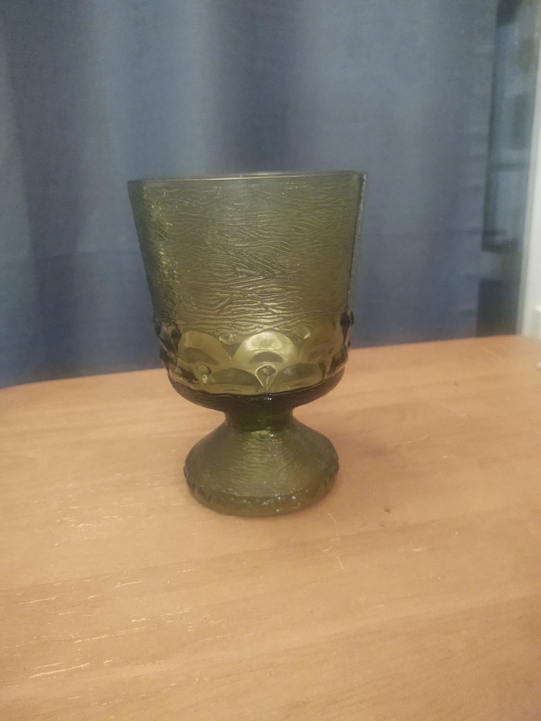 Avocado Green Glass Art Nouveau-style Vase or Planter - Glass Candy ...