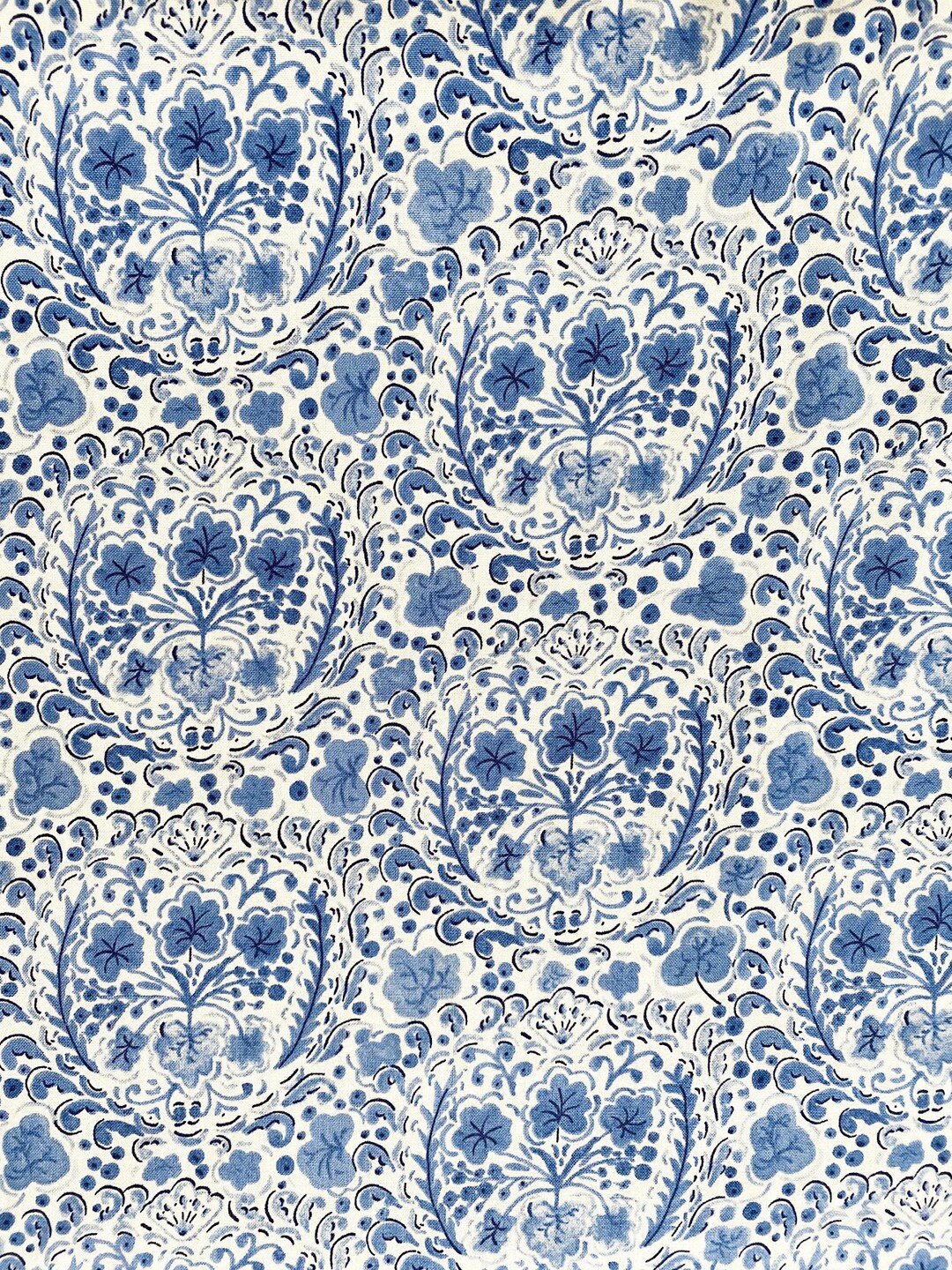 Medallion Blue PWDF324 From Ladybird by Dena Designs for Freespirit ...
