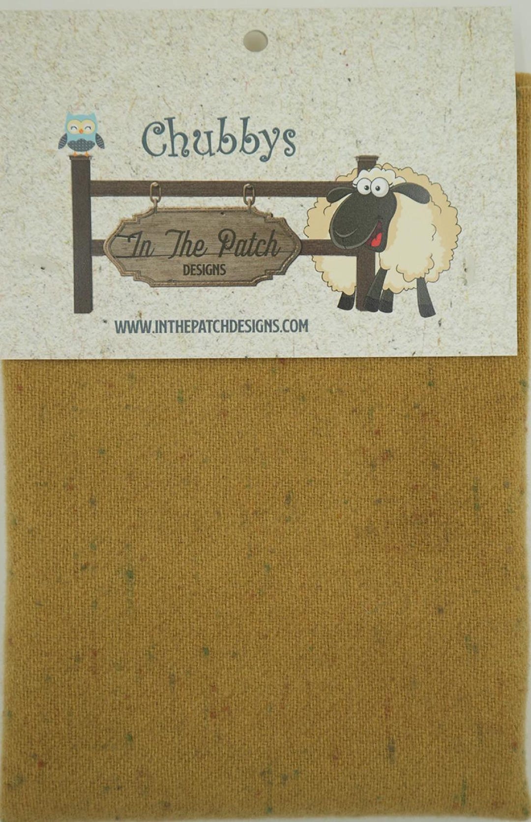 Sandy Beach Heather Wool Chubbys 16-inch Felted Square by in the Patch ...