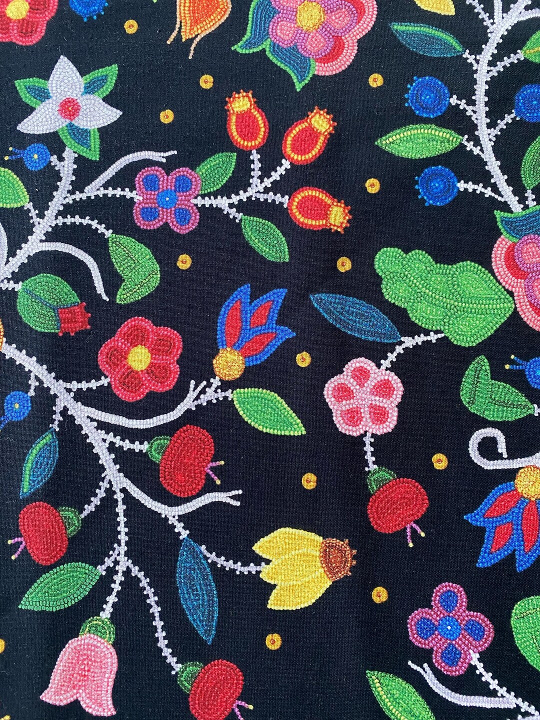 Spring Majesty 35000 Black by Elizabeth's Studio Fabrics **half Yard ...