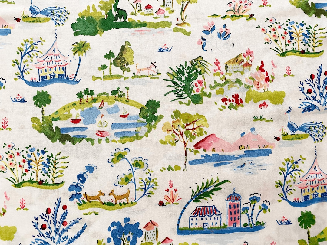 Scenic White PWDF314 From Ladybird by Dena Designs for Freespirit ...
