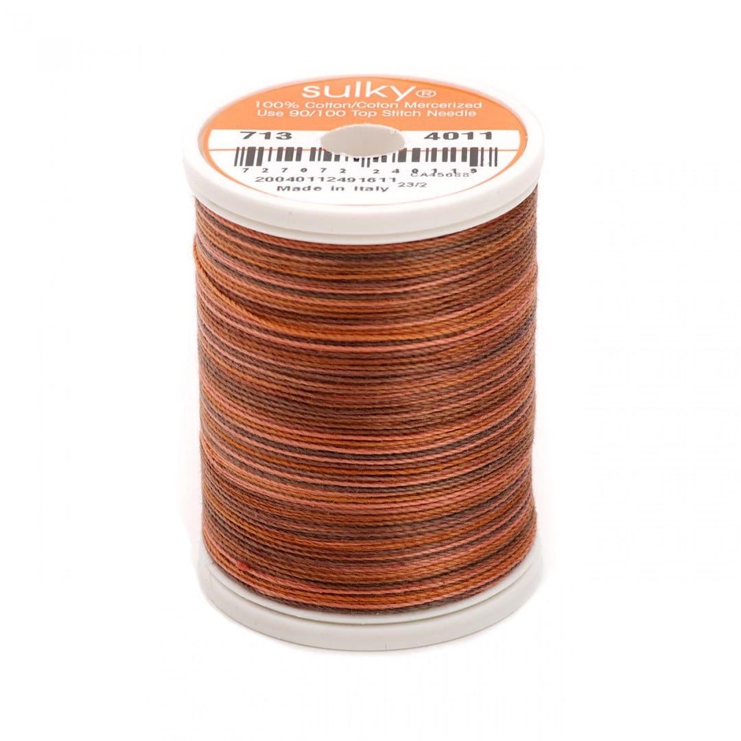 Milk Chocolate #4011 Blendables Variegated Cotton Thread by Sulky of ...