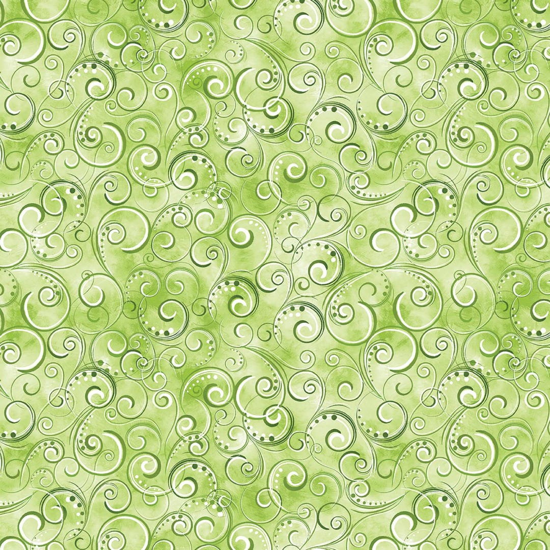 Spring Green From Pearl Splendor From Benartex **half Yard** - Etsy
