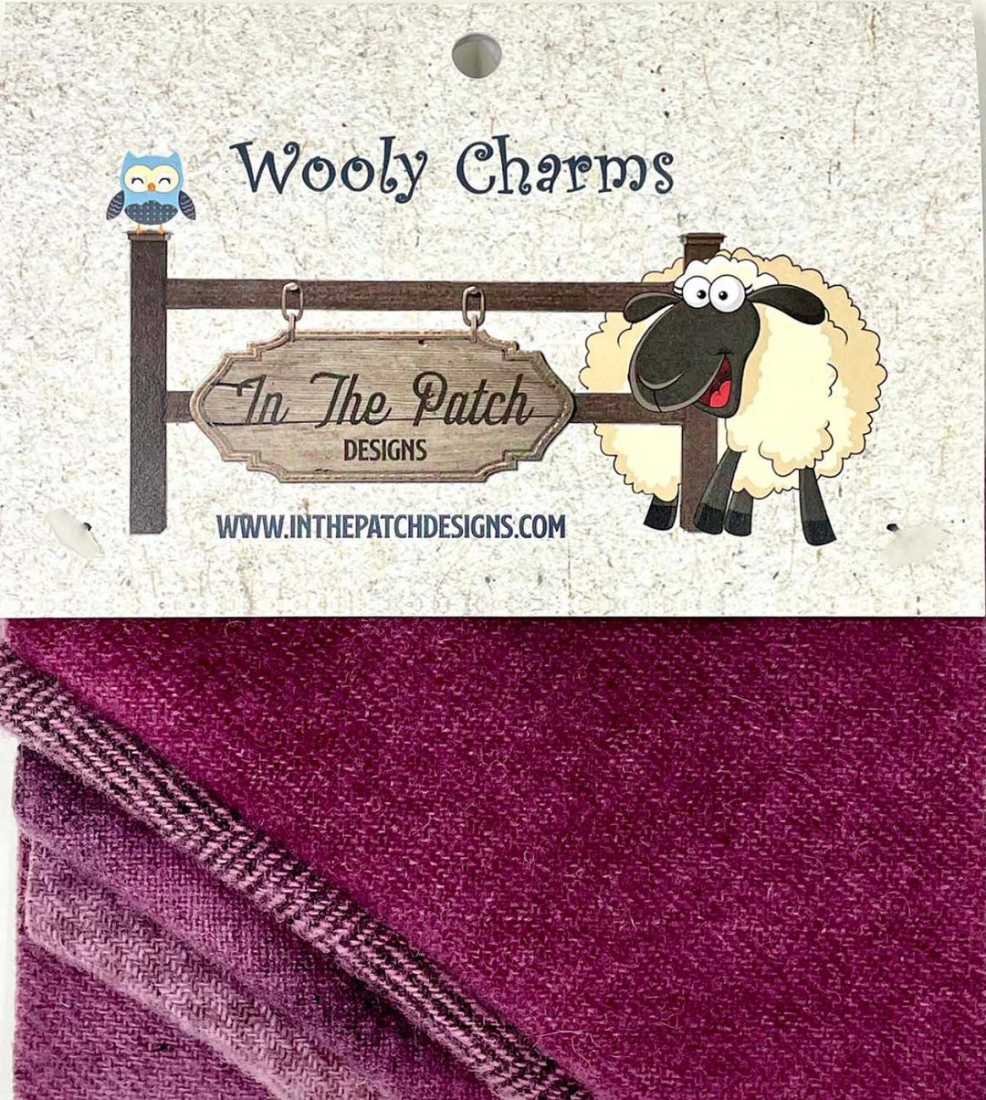 Sugar Plum Wooly Charms by in the Patch Designs - Etsy